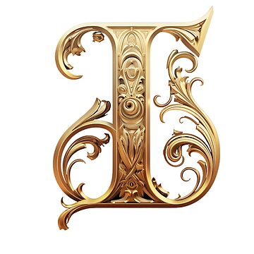 "Unique Alphabet Letter T; My Lord Style" Sticker for Sale by ...