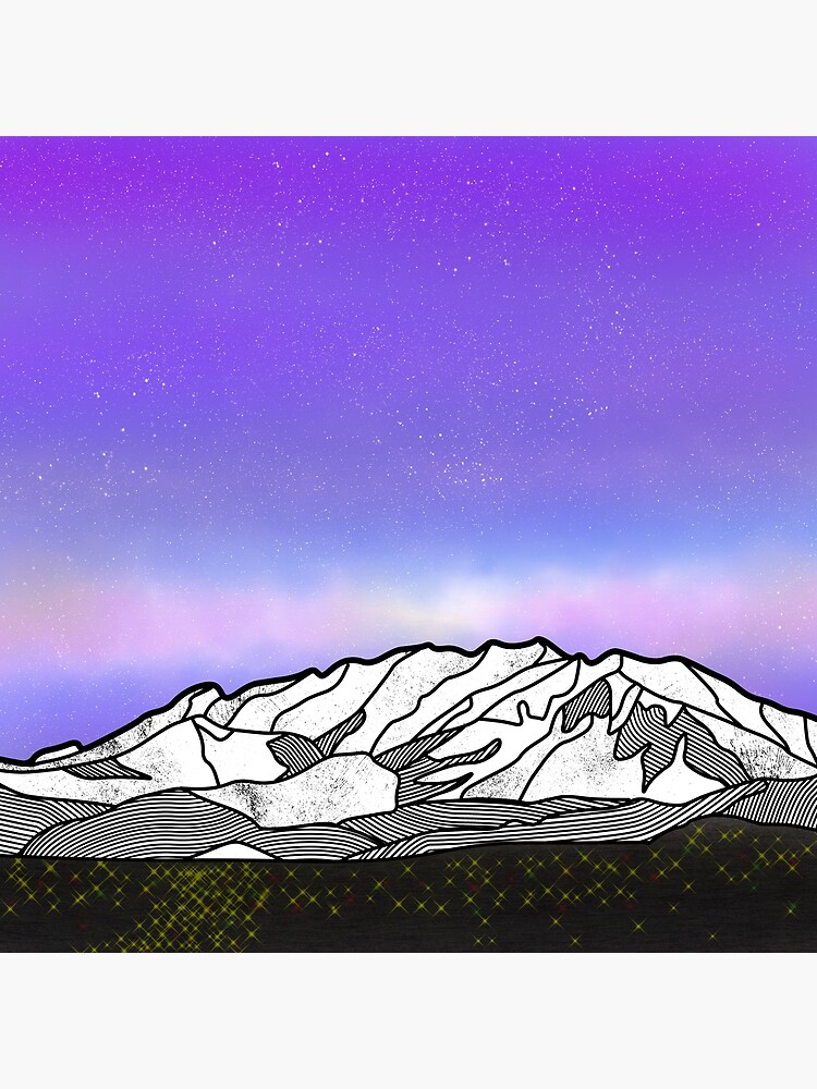 "Mount Timpanogos" Poster by ekpatterns | Redbubble