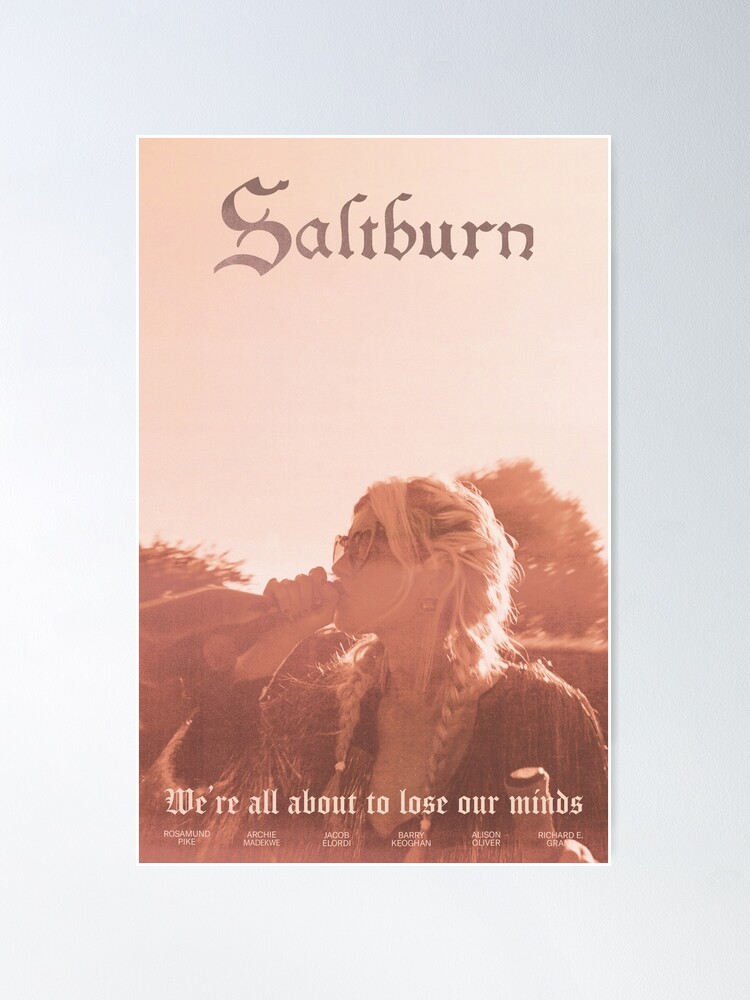 Saltburn 2023 Film Poster, Saltburn 2023 Poster sold by Valenka Looking ...