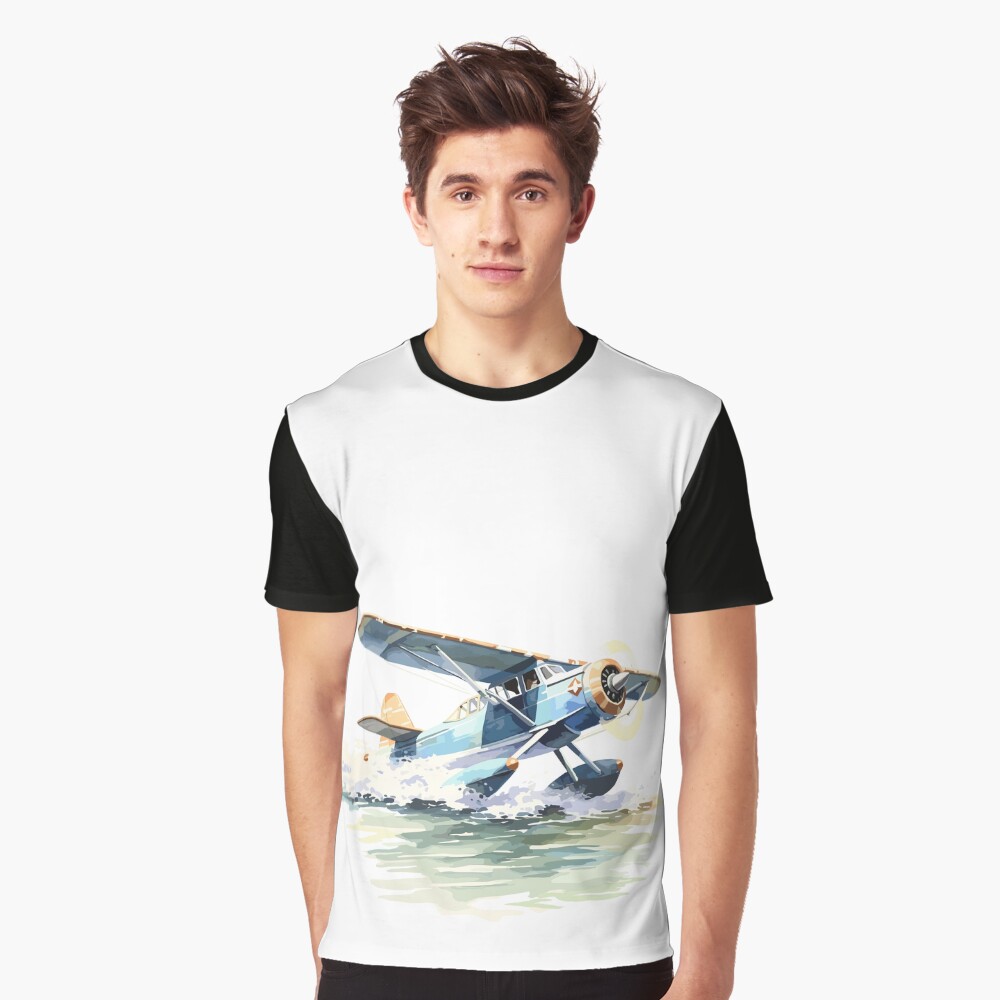 "Seaplane Watercolor Landing" Sticker for Sale by sagybp | Redbubble