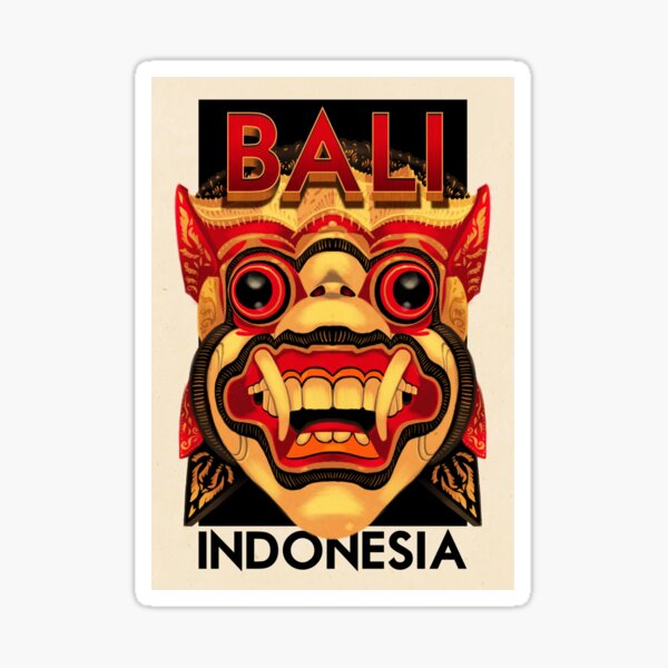 "Travel Posters - Bali Indonesia" Sticker for Sale by ruiricardo ...