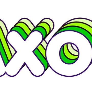 "Green Layers Jaxon Name Label" Sticker for Sale by NormadWorld | Redbubble