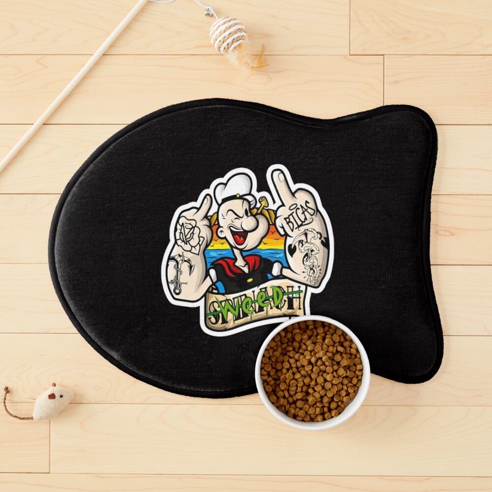 "popeye weed" Sticker for Sale by Ratatatts | Redbubble