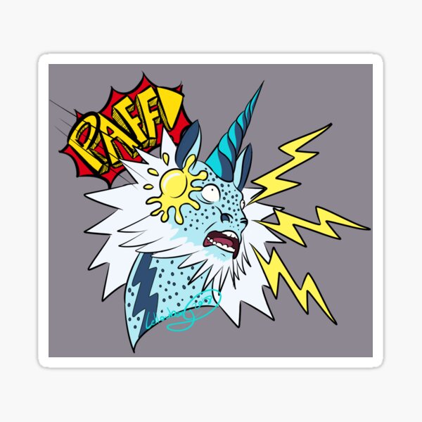"Paff! Kirin Glaive Shot" Sticker for Sale by piper1323 | Redbubble