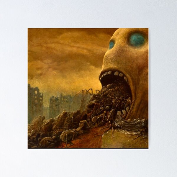 "Zdzislaw Beksinski Painting, nightmare art by Zdzislaw Beksinski ...