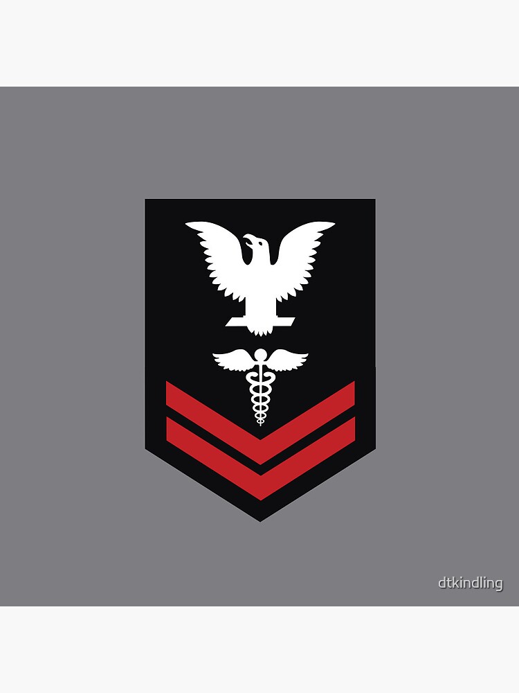 "HM2 Hospital Corpsman Second Class" Pin for Sale by dtkindling | Redbubble