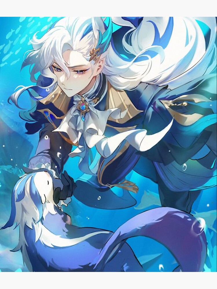 "neuvillette" Sticker for Sale by SidneyTic | Redbubble