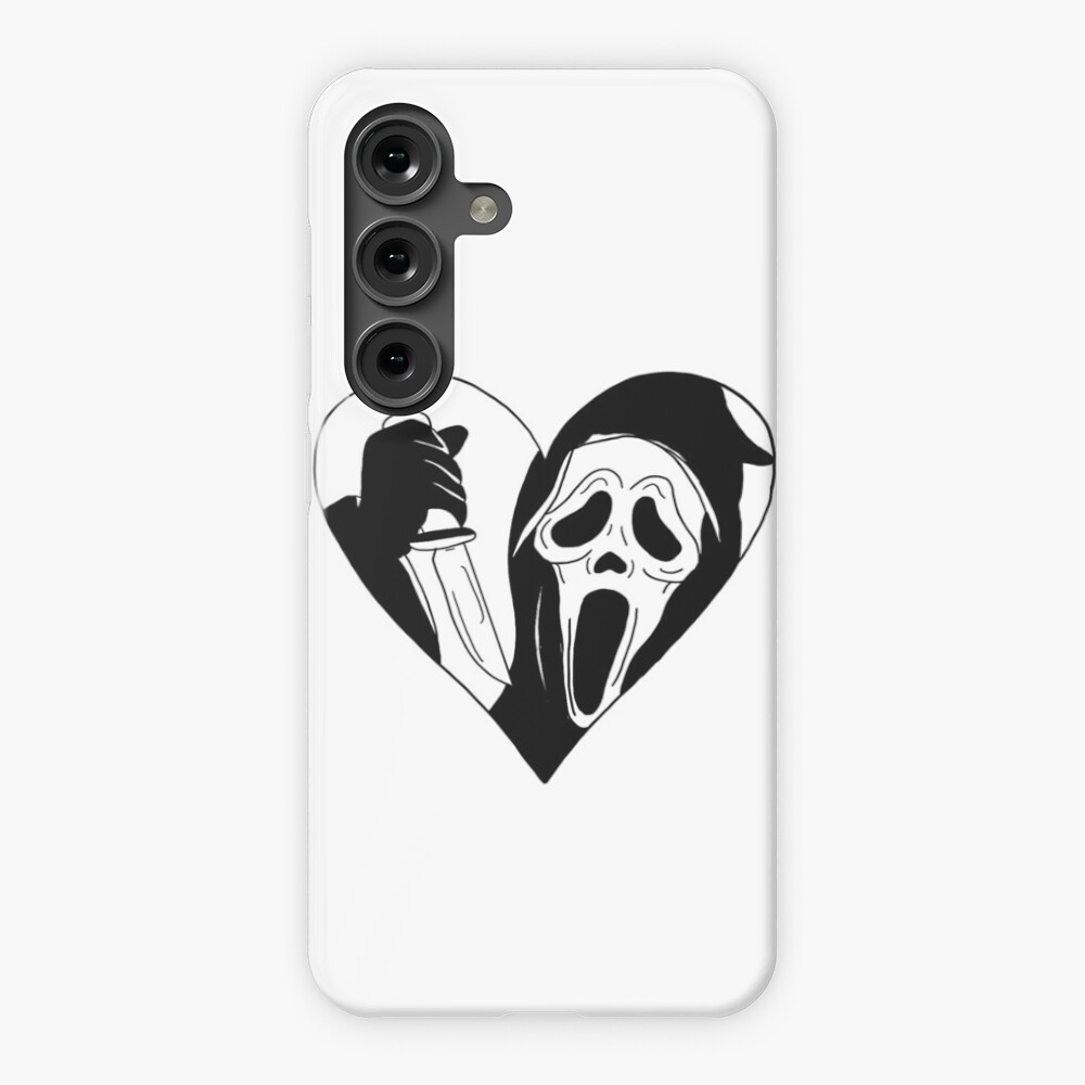 "Ghostface Heart" Sticker for Sale by basicbitssart | Redbubble