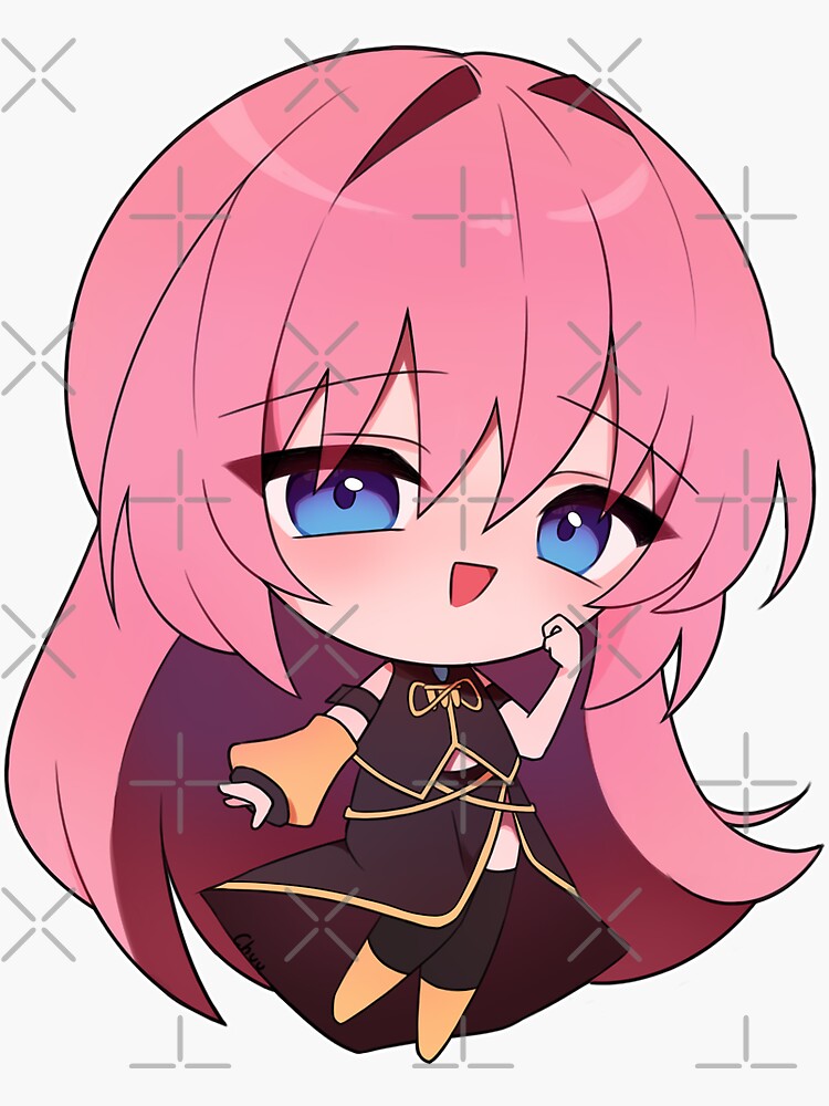 "Megurine Luka - Vocaloid" Sticker by Chuu000 | Redbubble