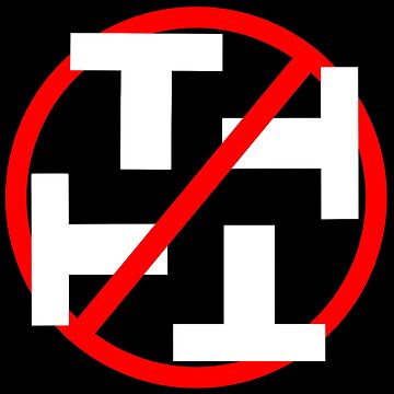 "Crossed Out MAGA Trump Swastika" Sticker for Sale by PatriotBlue ...