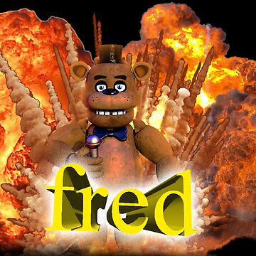 "Fred Fazbear" Sticker for Sale by Gungranny | Redbubble