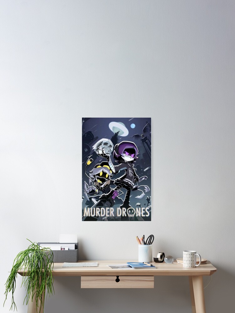 "Murder Drones" Poster for Sale by Silvi-ShinyStar | Redbubble