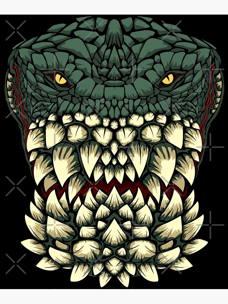 "Deviljho head" Poster by Dandeelion | Redbubble