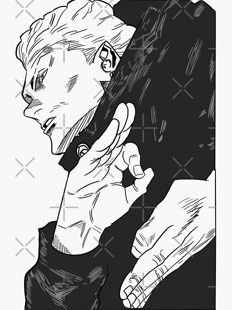 "Kinji Hakari" Sticker by edugarco | Redbubble
