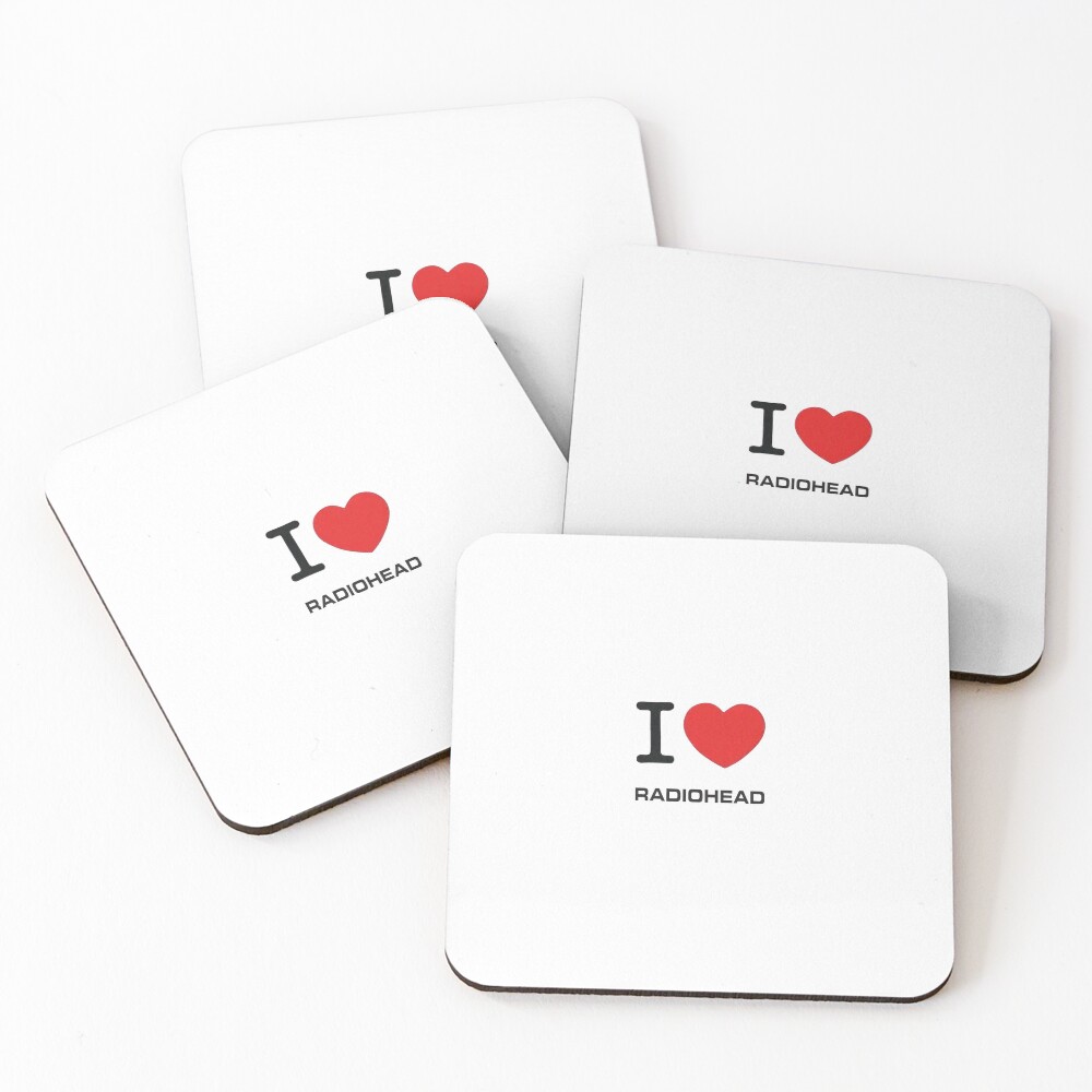 "I Heart RADIOHEAD print." Sticker for Sale by Niystompschild | Redbubble