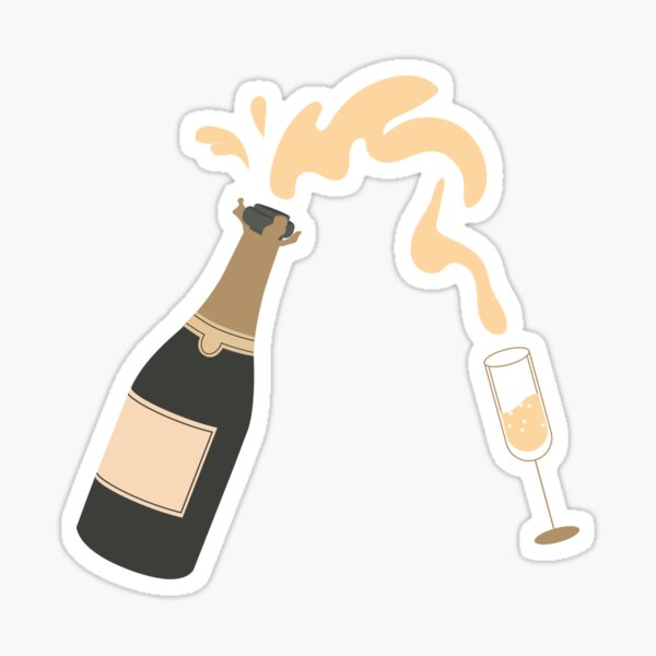 "Bubbly Moments" Sticker for Sale by PasticheArt | Redbubble