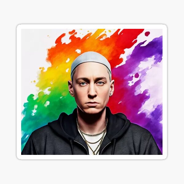 "Eminem " Sticker for Sale by MShop44 | Redbubble