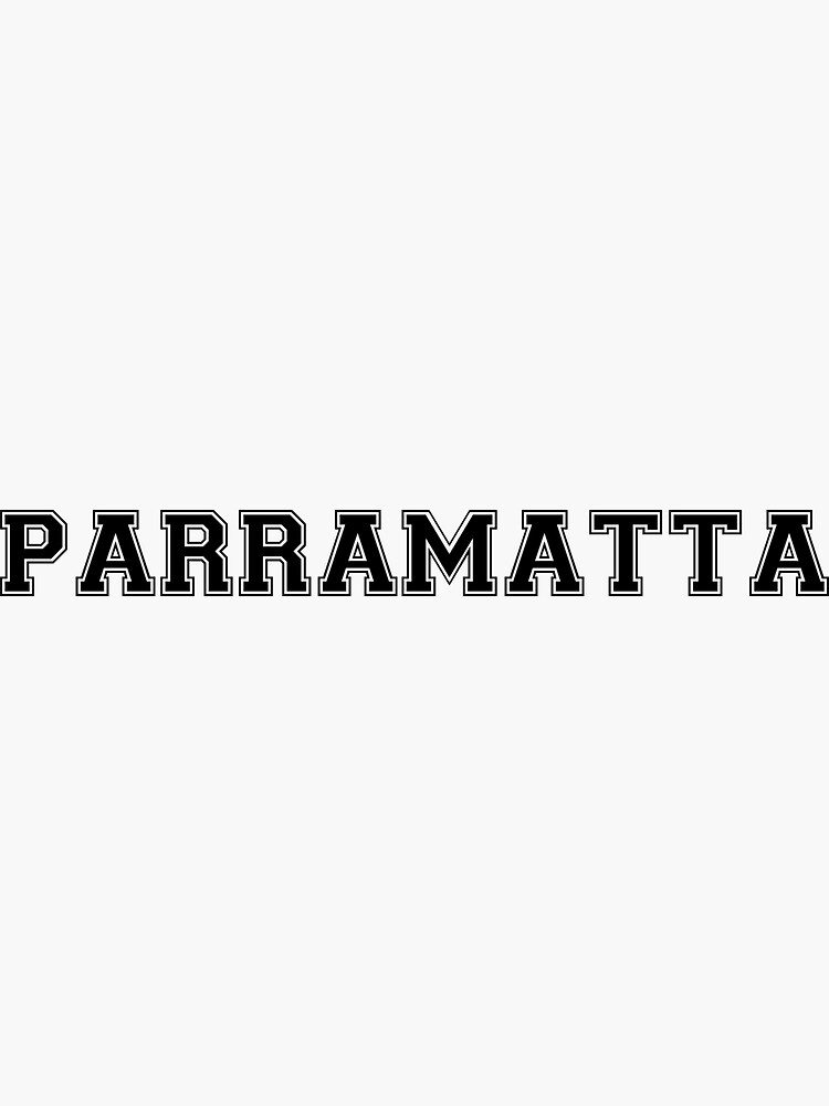 "Parramatta" Sticker for Sale by FTML | Redbubble