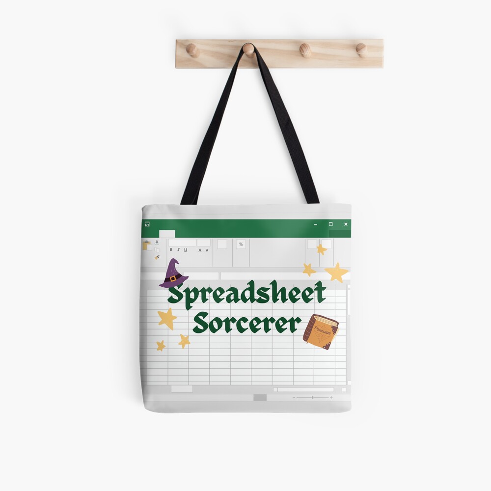 "Spreadsheet Sorcerer" Sticker for Sale by EpiGirl | Redbubble
