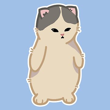 "Standing cat meme" Sticker for Sale by SkippinStyleCo | Redbubble