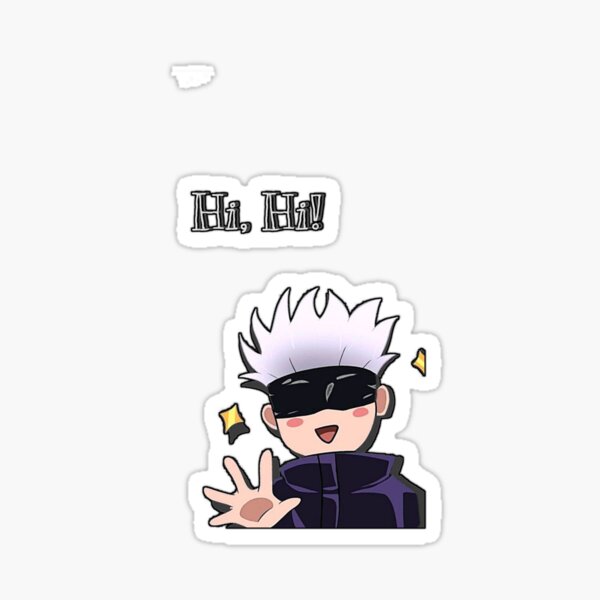 "Gojo satoru cute merch" Sticker for Sale by Marvelosmerch | Redbubble
