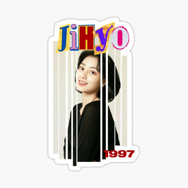 "Real Men Stan Twice - (Jihyo)" Sticker for Sale by Amatayakult | Redbubble