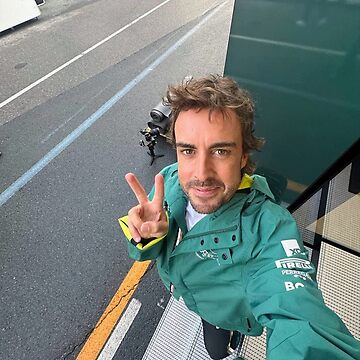 "fernando alonso funny peace sign meme" Sticker for Sale by ...