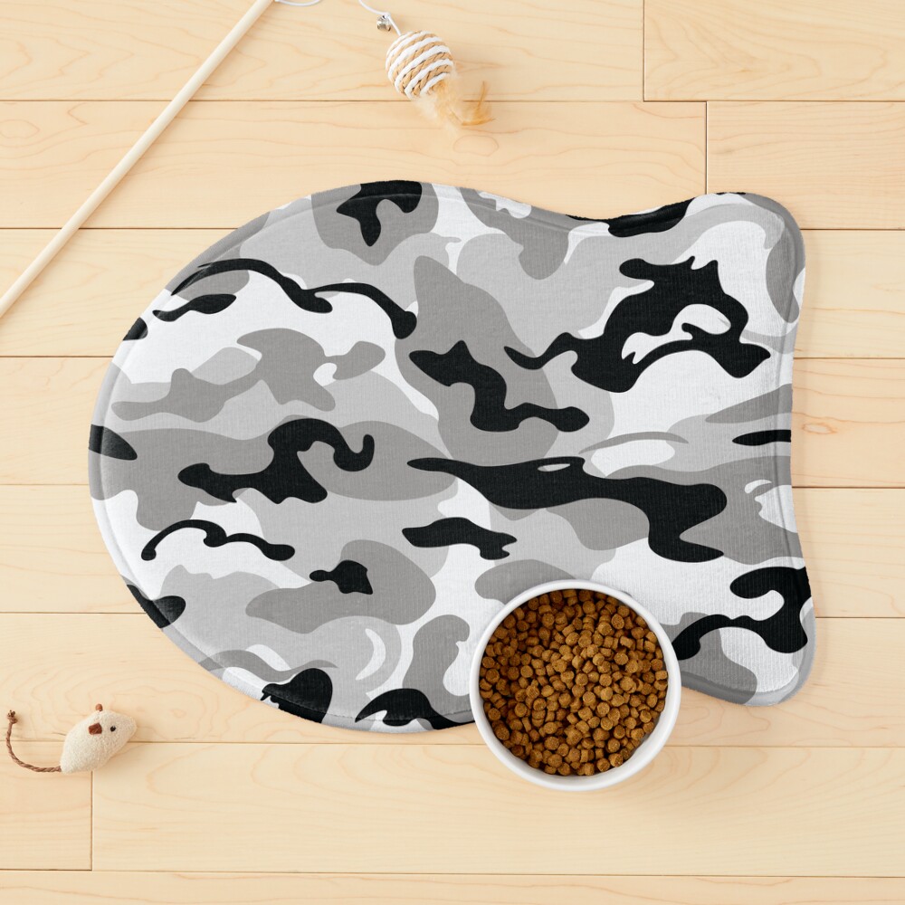 "Camo Style - black and white urban winter camouflage" Sticker for Sale ...