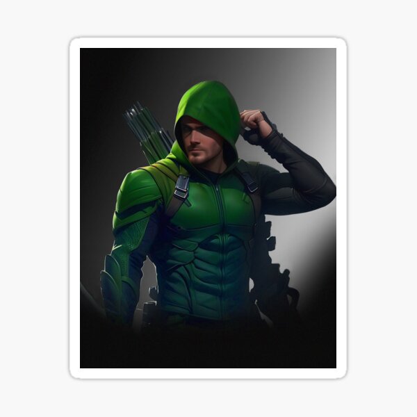 "NEON COLOR GREEN ARROW" Sticker for Sale by tharusha fernando | Redbubble