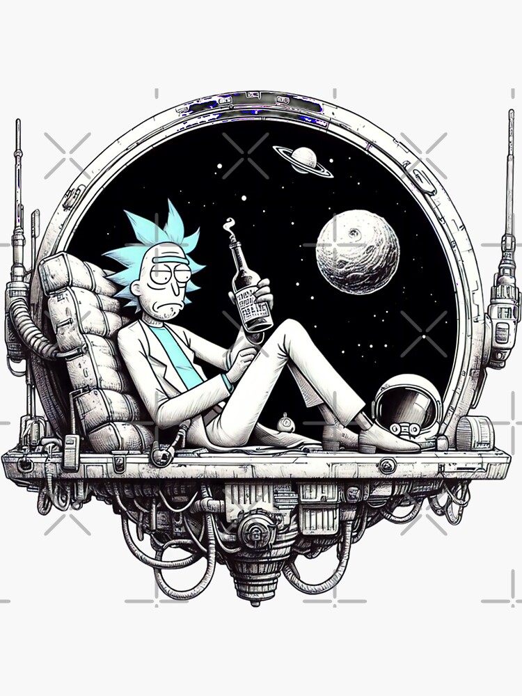 "RİCK AND MORTY" Sticker for Sale by CASSINI-1997 | Redbubble