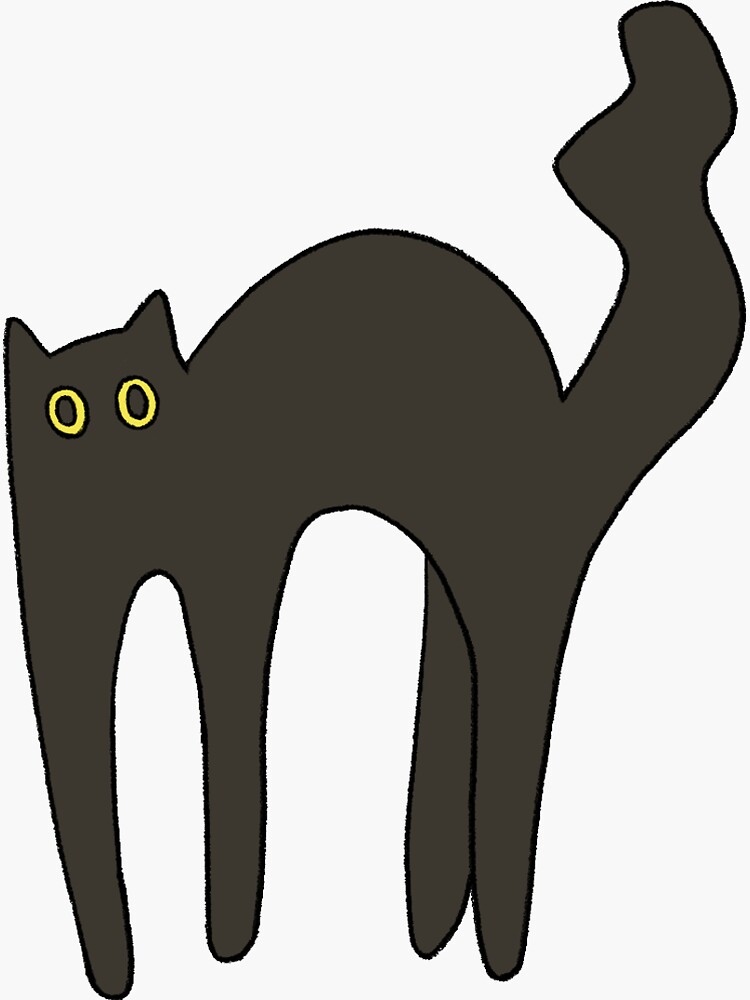 "Zuko the Cat - What was That?!" Sticker for Sale by SashaMcGregor ...