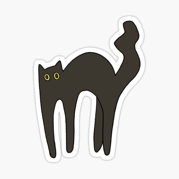 "Zuko the Cat - What was That?!" Sticker for Sale by SashaMcGregor ...