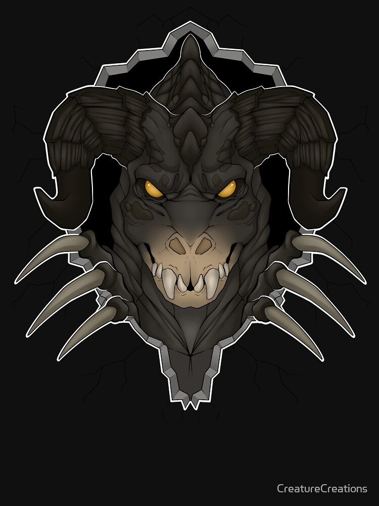 "Deathclaw" Essential T-Shirt for Sale by CreatureCreations | Redbubble