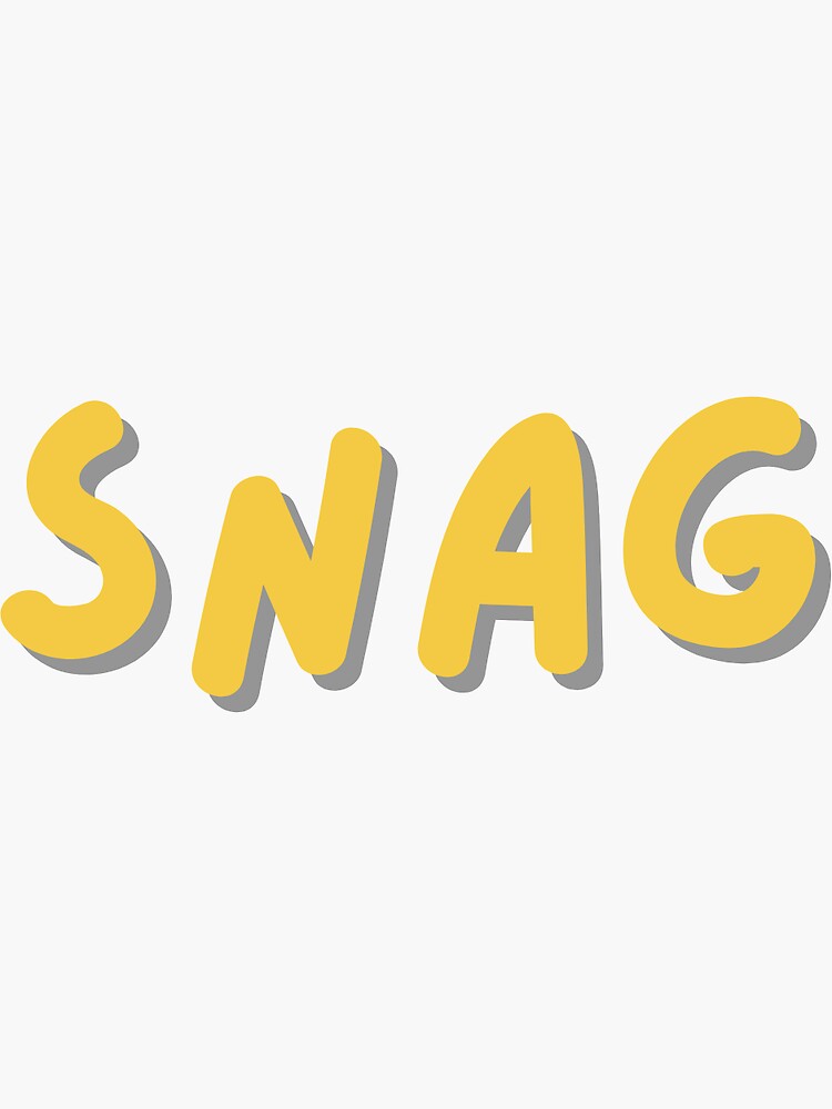 "Snag! Australian Culture, Australian Slangs, simple cute text design ...
