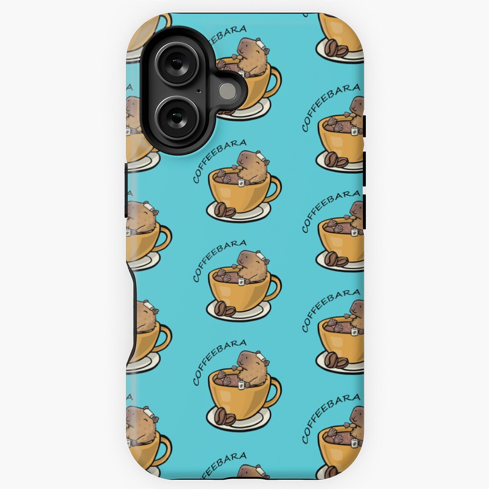 "Capybara in a Coffee Cup / Cute & Funny Coffeebara" Sticker for Sale by impressionofmel | Redbubble