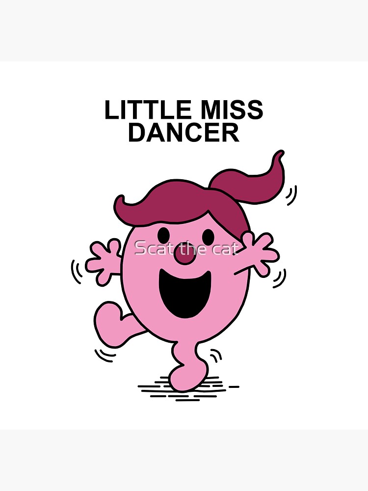 "Little Miss Dancer" Sticker for Sale by Scatthecat | Redbubble
