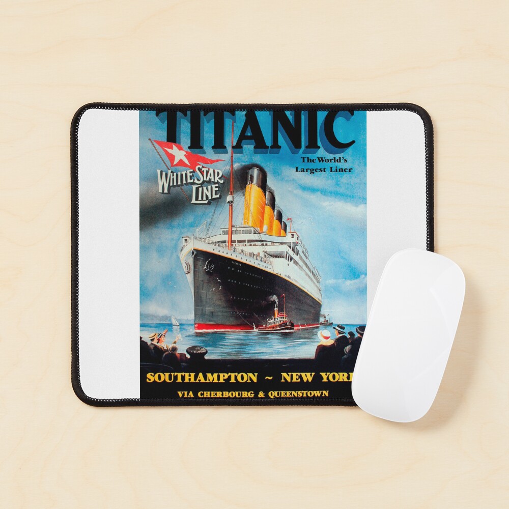 "Vintage Titanic Travel Poster 1912" Poster for Sale by AllVintageArt ...