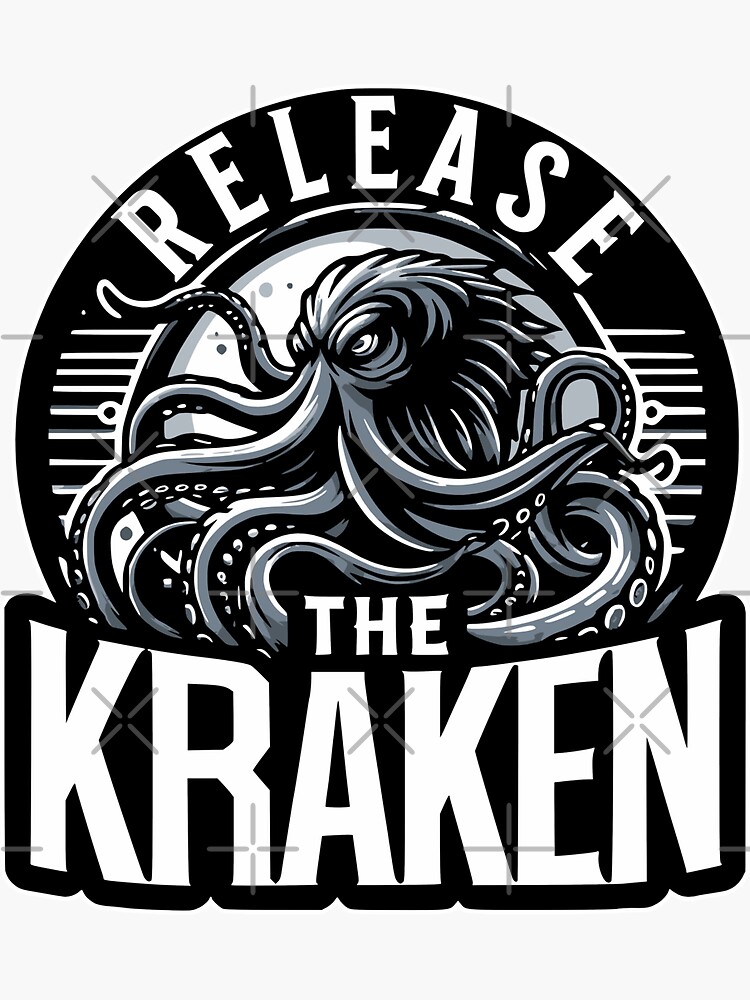 "Release the kraken" Sticker for Sale by HYPeR-NaTUrE | Redbubble