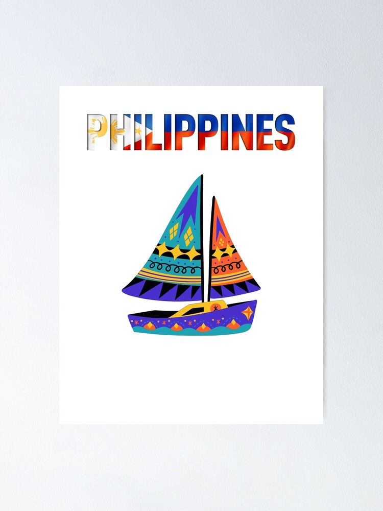 "Philippine Colorful Bangka" Poster for Sale by photocatphoto | Redbubble