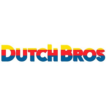 "Dutch Bros Merch Dutch Bros Logo" Sticker for Sale by maxinelgood ...