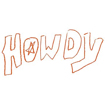 "Ryan Trahan Merch Howdy Logo" Sticker for Sale by Laurie-Londono ...