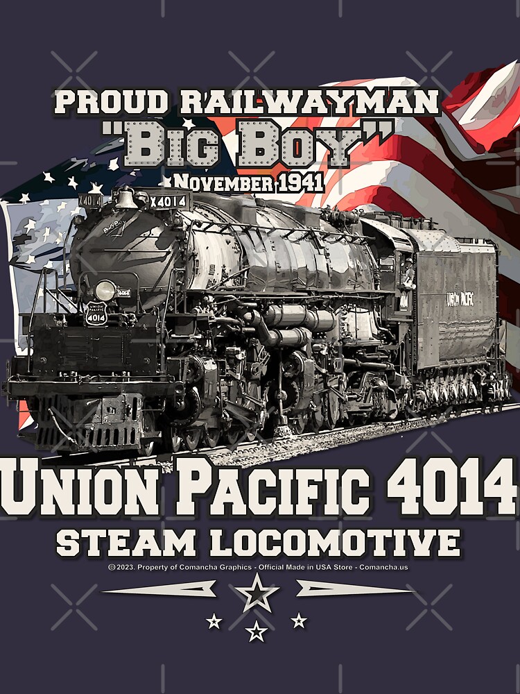 "Steam Locomotive 4014 BIG BOY" Essential T-Shirt for Sale by comancha ...