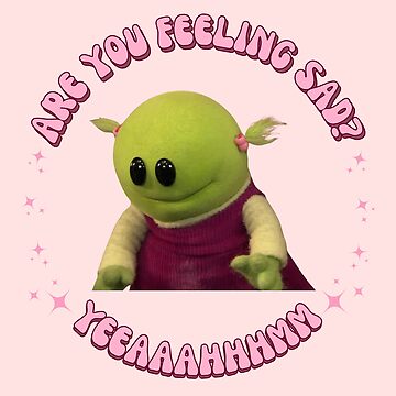 "Are you feeling sad? Nanalan Mona" Sticker for Sale by otyliadesign ...