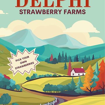 "Delphi Strawberry Farms | Percy Jackson & the Olympians" Sticker for ...