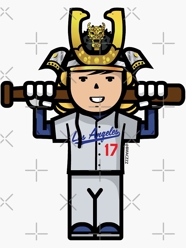 "Shohei Ohtani - Los Angeles 17 " Sticker for Sale by TheBmacz | Redbubble