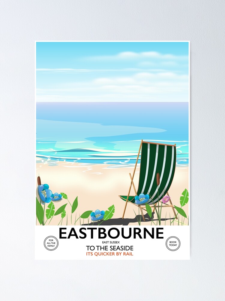 "Eastbourne" Poster by vectorwebstore | Redbubble