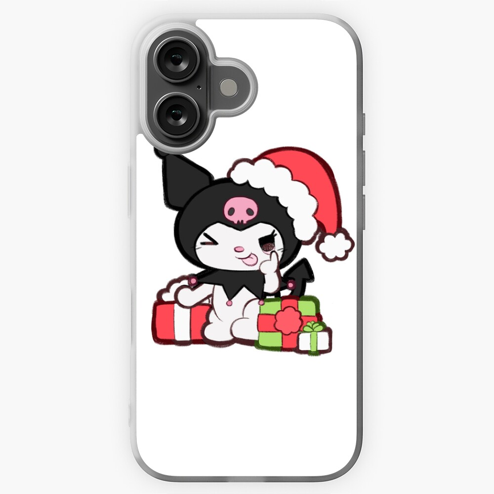" Red Kuromi Christmas Cutie " Sticker for Sale by frootgummi | Redbubble