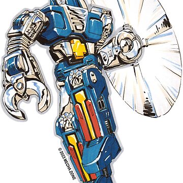 "Gobots: Cop-Tur" Sticker for Sale by Mecha-Zone | Redbubble