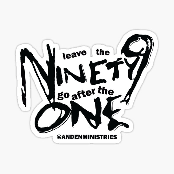 "Go After the One" Sticker for Sale by BaldmanStudios | Redbubble