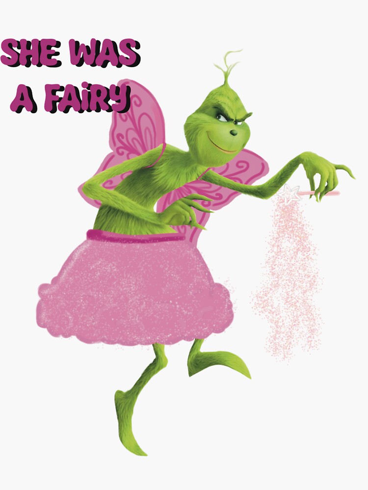 "She was a fairy" Sticker for Sale by 13th-sticker | Redbubble